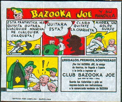 Tonnerre de Brest: Bazooka Joe y su pandilla. Chicles de la infancia.